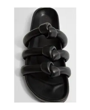Rick Owens Granola Knot-detail Slides