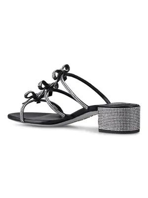 Rene Caovilla Embellished Open Toe Sandals
