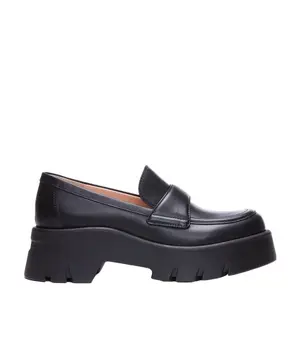 GIANVITO ROSSI Farren Round-toe Loafers - Black