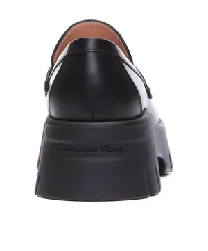 GIANVITO ROSSI Farren Round-toe Loafers