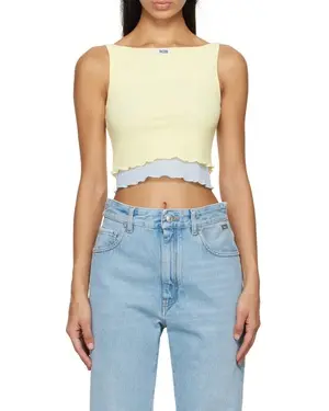 Gcds Tulle Layered Tank Top