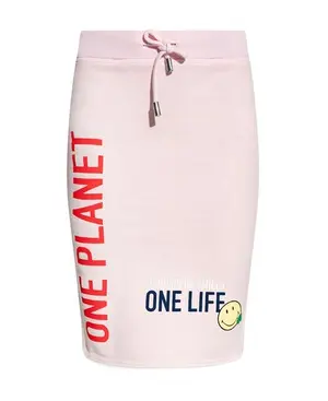 Dsquared2 Smiley Slogan Print Skirt - Pink