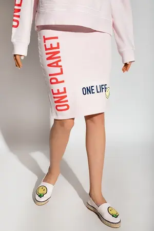 Dsquared2 Smiley Slogan Print Skirt