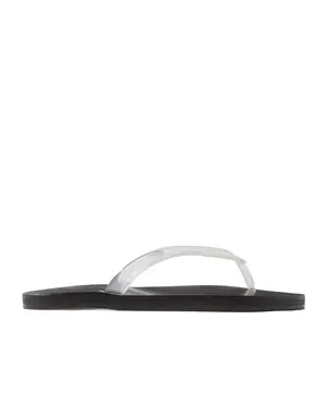 ANCIENT GREEK SANDALS Saionara" Jelly Flip-flops - Black