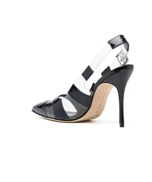 Manolo Blahnik Uxra 70mm Slingback Pumps