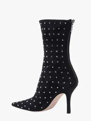 Paris Texas 100mm Crystal-embellished Pointed Boots