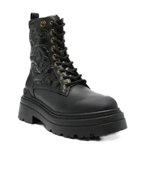 Pinko Round Toe Ankle Boots