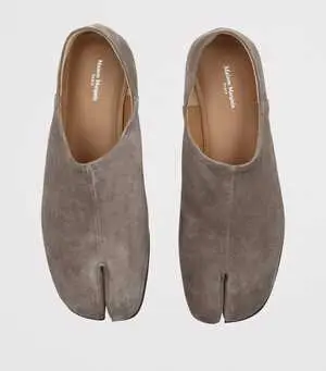 MAISON MARGIELA Suede Tabi Babouche Mules
