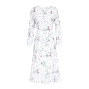 POST MERIDIEM Long Sleeve Midi Dress - White