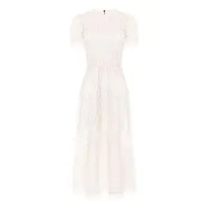 POST MERIDIEM Sequin Dress - White
