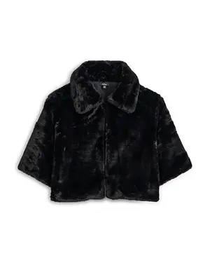 Echo Blair Sheared Faux Fur Jacket Black