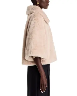 Echo Blair Sheared Faux Fur Jacket - Taupe