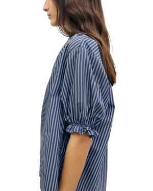 Gerard Darel Louann Ruffled High Collar Blouse