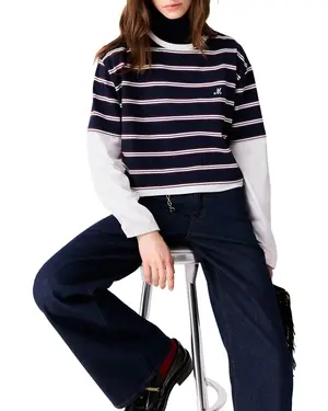 Maje Togomo Layered Look Tee