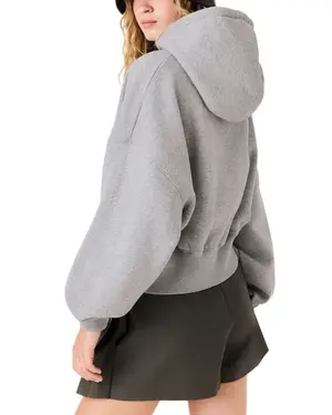 Maje Embroidered Logo Hoodie Sweatshirt