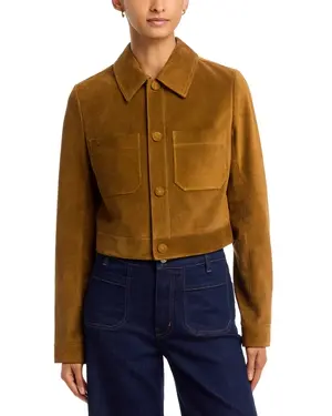 FRAME The Suede Small Jacket
