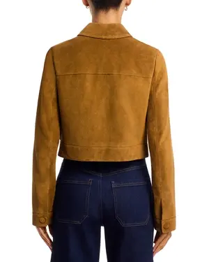 FRAME The Suede Small Jacket