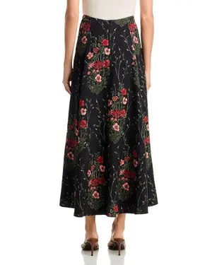 Johanna Ortiz De Isla Floral Print Maxi Skirt