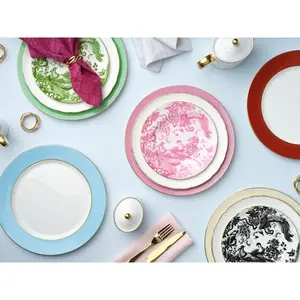 ROYAL CROWN DERBY Aves Bone China Accent Plate