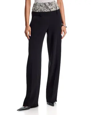 Cinq À Sept Crystal Ivy Dionne Embellished Pants