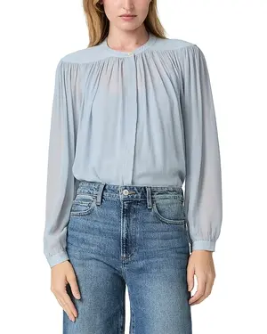 Paige Suri Long Sleeve Blouse - Stardust Blue
