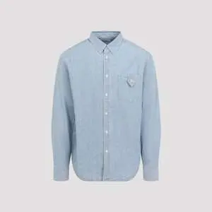 Celine Loose Cotton Shirt - Blue