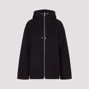 Studio Nicholson Etna Zip-through Hooded Jacket In Wool Blend - Brown