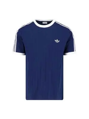 Adidas Crew Neck Striped Short Sleeve T-shirt