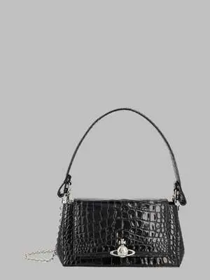 VIVIENNE WESTWOOD Mini Handbag With Statement Detail - Black