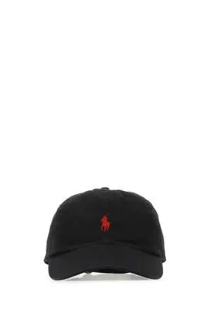Polo Ralph Lauren Cotton Baseball Cap With Embroidered Logo - Black