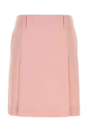 Miu Miu Mohair Blend Mini Skirt - Pink