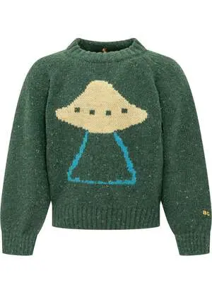 BOBO CHOSES Pixel Abduction Jacquard Sweater