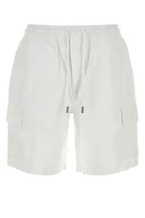 Vilebrequin Linen Baie Bermuda Shorts For - White