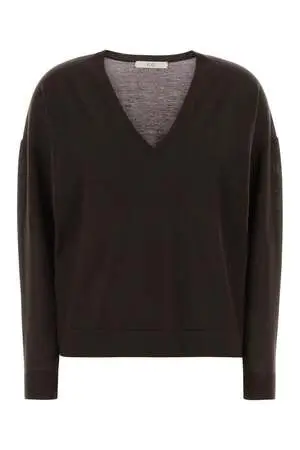 Co Cashmere V-neck Pullover - Brown