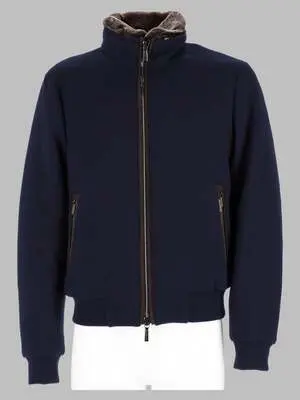 MOORER Bellati Wool-cashmere Sports Jacket - Blue
