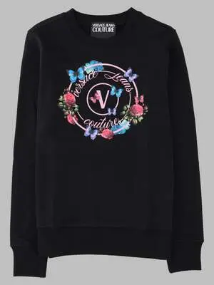Versace 100% Cotton Sweatshirt - Black