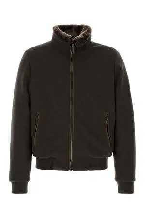 MOORER Bellati Down Puffer Jacket In Wool-cashmere Blend