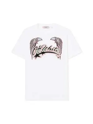 Off-White Swarovski Double Eagle Slim T-shirt