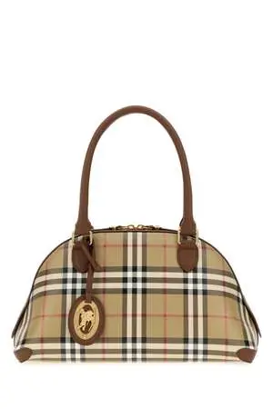 Burberry Printed Canvas Mini Primrose Handbag - Checked