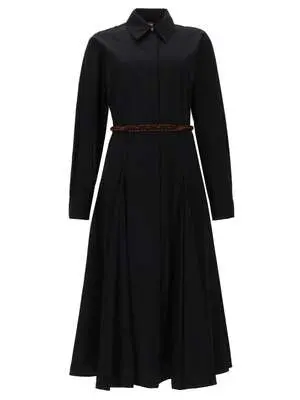 Max Mara Cotton Poplin Chemisier Gown