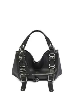 DIESEL® Mini Leather Convertible Tote Bag With Magnetic Top And Expandable Sides