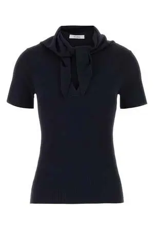 Max Mara Palmeti Viscose-blend Top - Blue