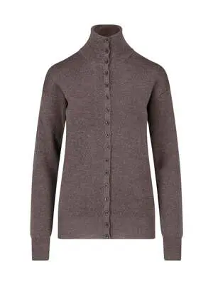 LEMAIRE Button-front Turtleneck Cardigan