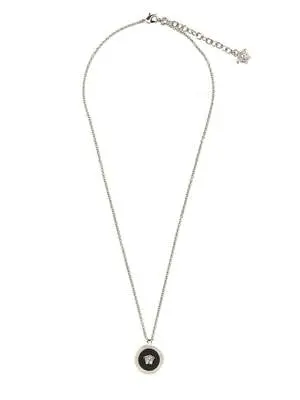 Versace Medusa Pendant Necklace - Silver