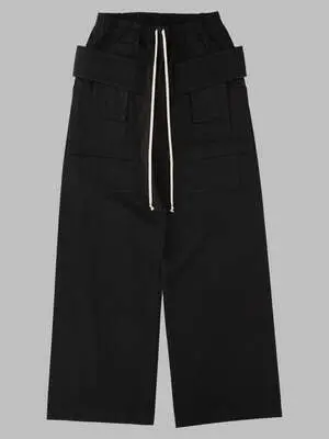 Rick Owens Wide Leg Cargo Trousers