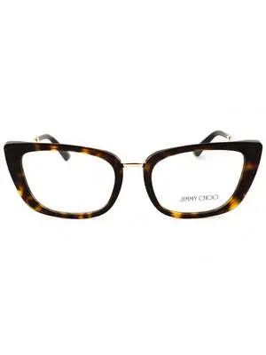 JIMMY CHOO 0jc3034hb Eyeglasses - Havana/clear Demo Lens