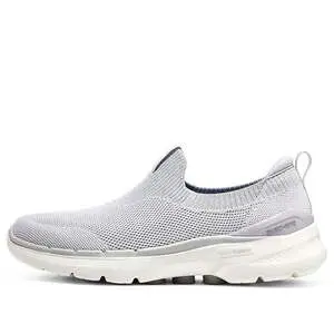 Sketchers Go Walk 6 Slip-on Athletic Sneakers - Light Grey