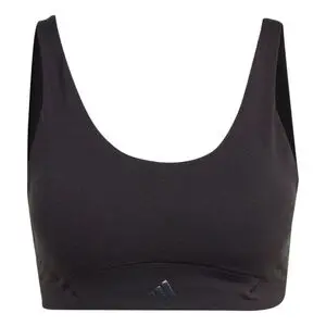 Adidas Coreflow Luxe Studio Medium-support Bra - Black