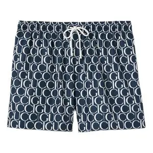 Gucci Maxi Print Nylon Swim Shorts - Navy