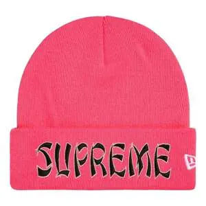 Supreme X New Era Fw26 Action Beanie - Pink